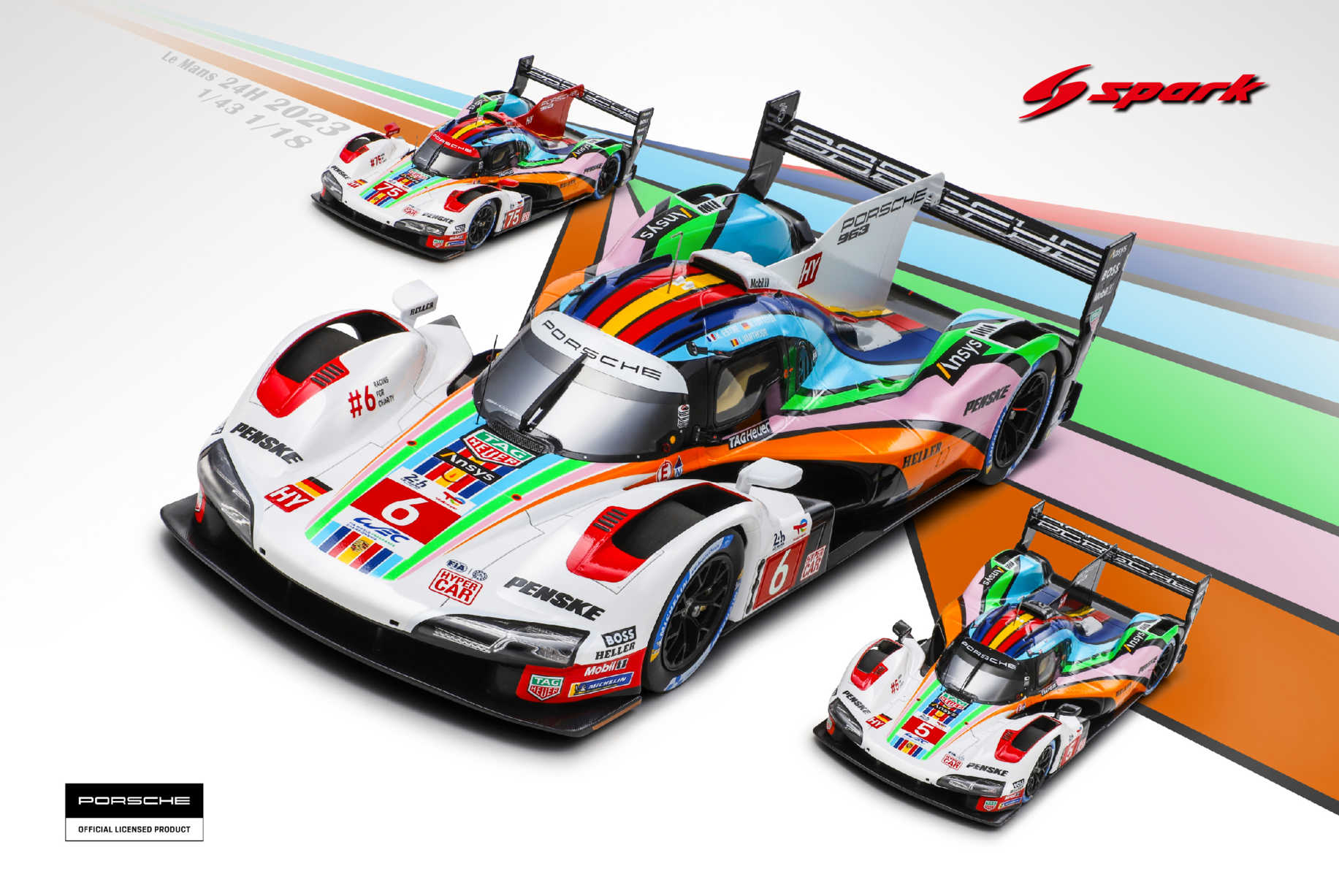 Les trois Porsche 963 officielles bientôt disponibles chez Spark - Endurance Info